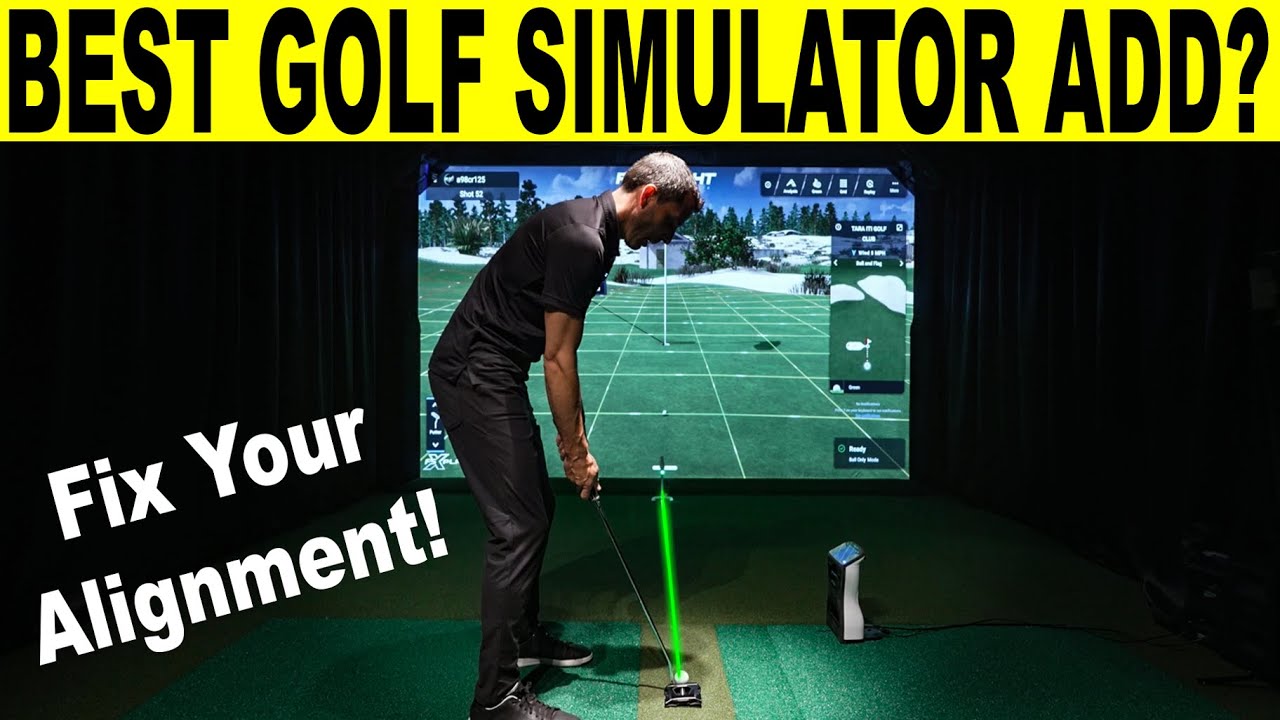Best Golf Simulator Add On Yet Puttaim Laser Home Golf Simulator 0319