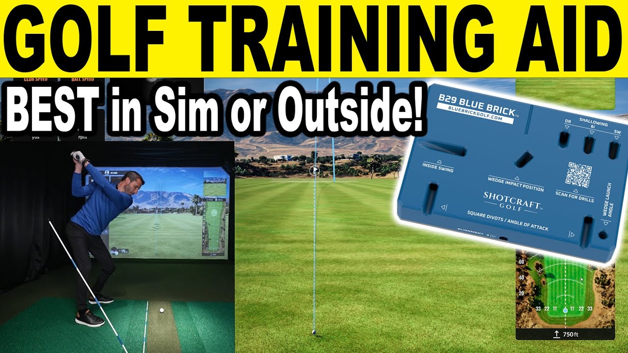 ULITIMATE Golf Training AID for Your Golf Simulator! (Blue Brick Review ...